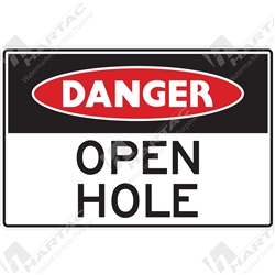 HS5452 - Danger (Mine Site) "Open Hole" Metal Reflective Class 2 ...