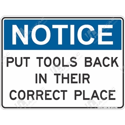 Notice Signs - Hartac Australia