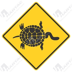 Warning Signs - Long Necked Tortoises Aluminium Reflective Class 1 ...