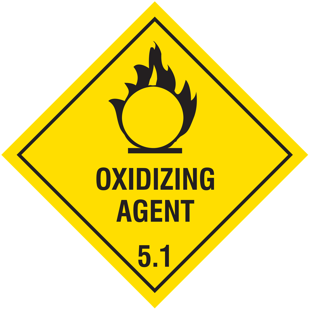 Hazard Symbols Oxidising