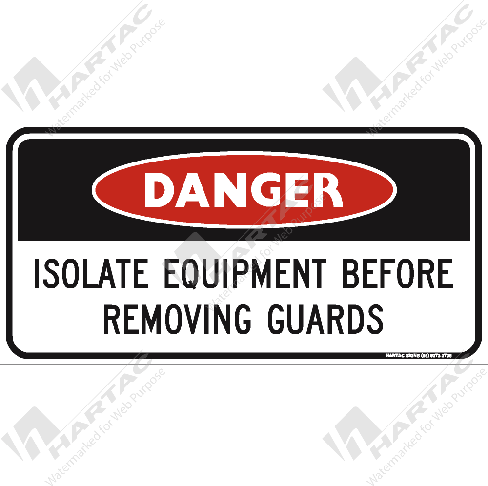 HS3567-2 - 200*100 Danger Metal Non-Ref Isolate Equipment Before ...