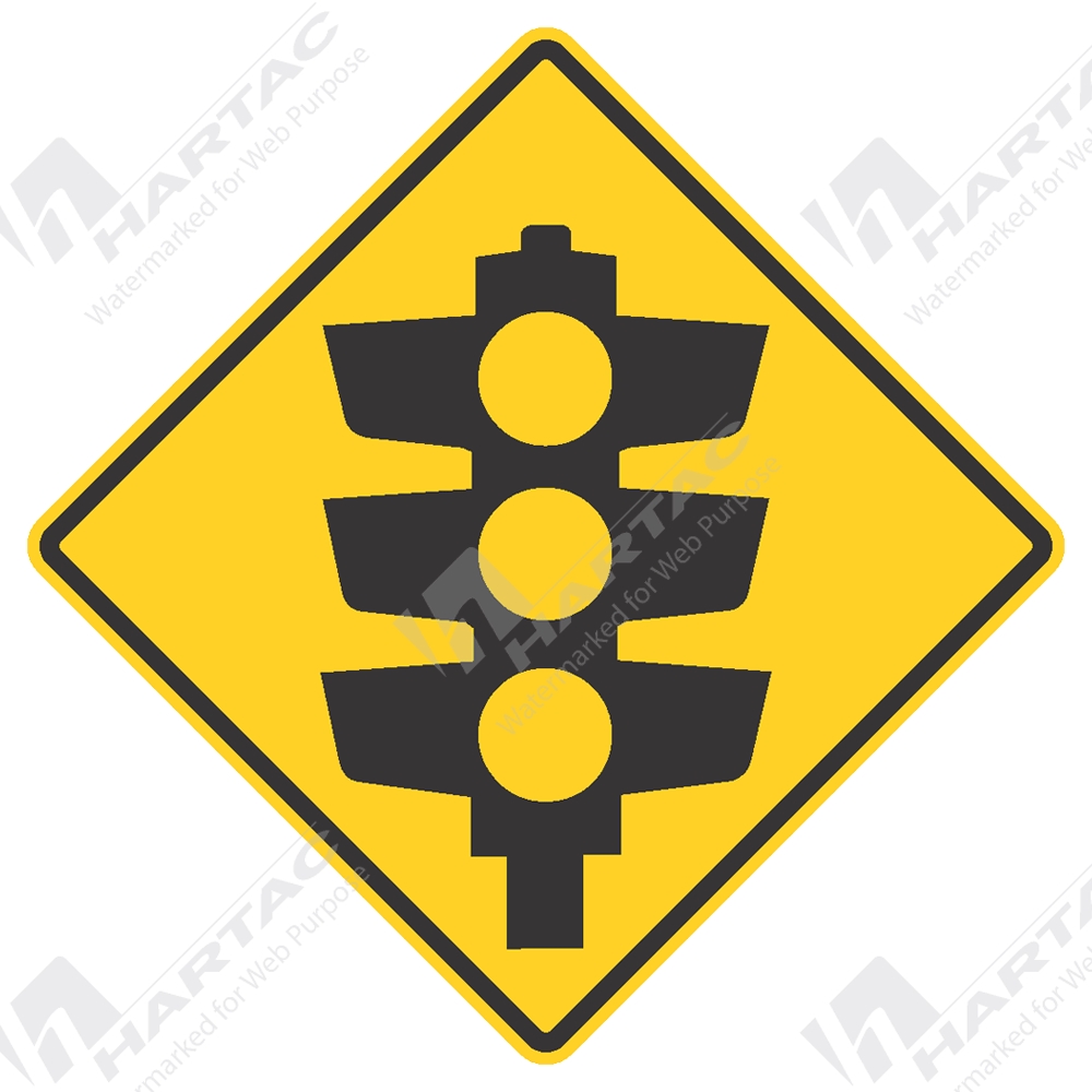 Traffic Light Ahead Sign