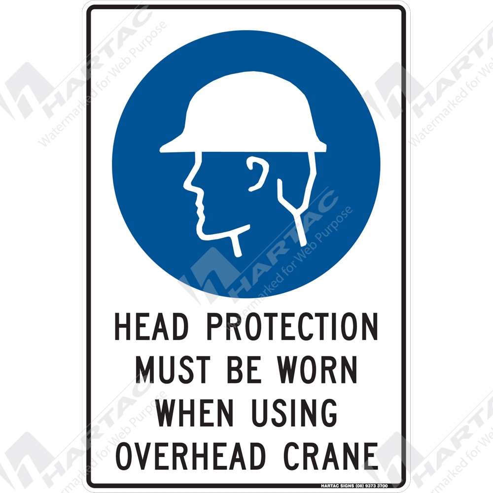 Mandatory Signs Mandatory Sign Portrait Head Protection Must Be