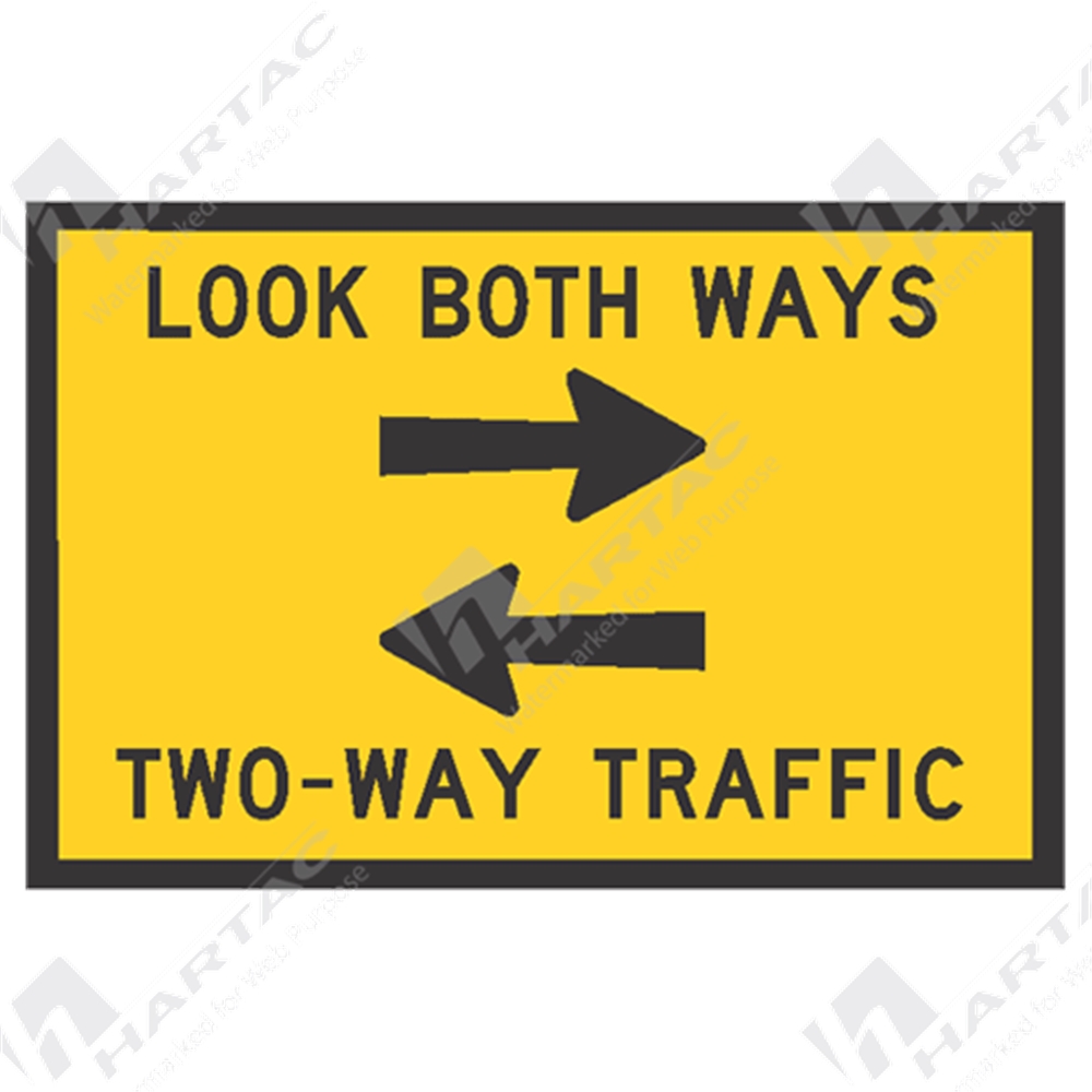 Two Way Road Sign