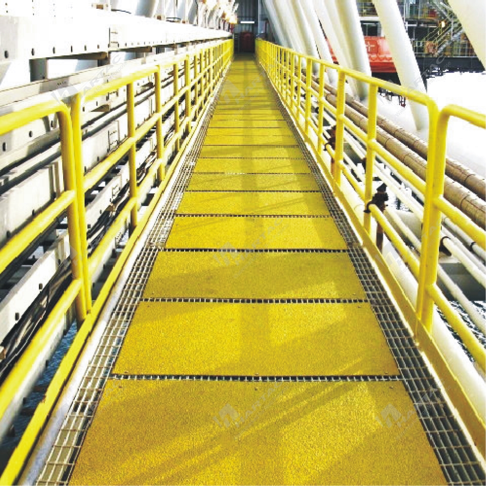 Industrial Grade Anti Slip Metal Deck - 750 x 200mm - Hartac Australia