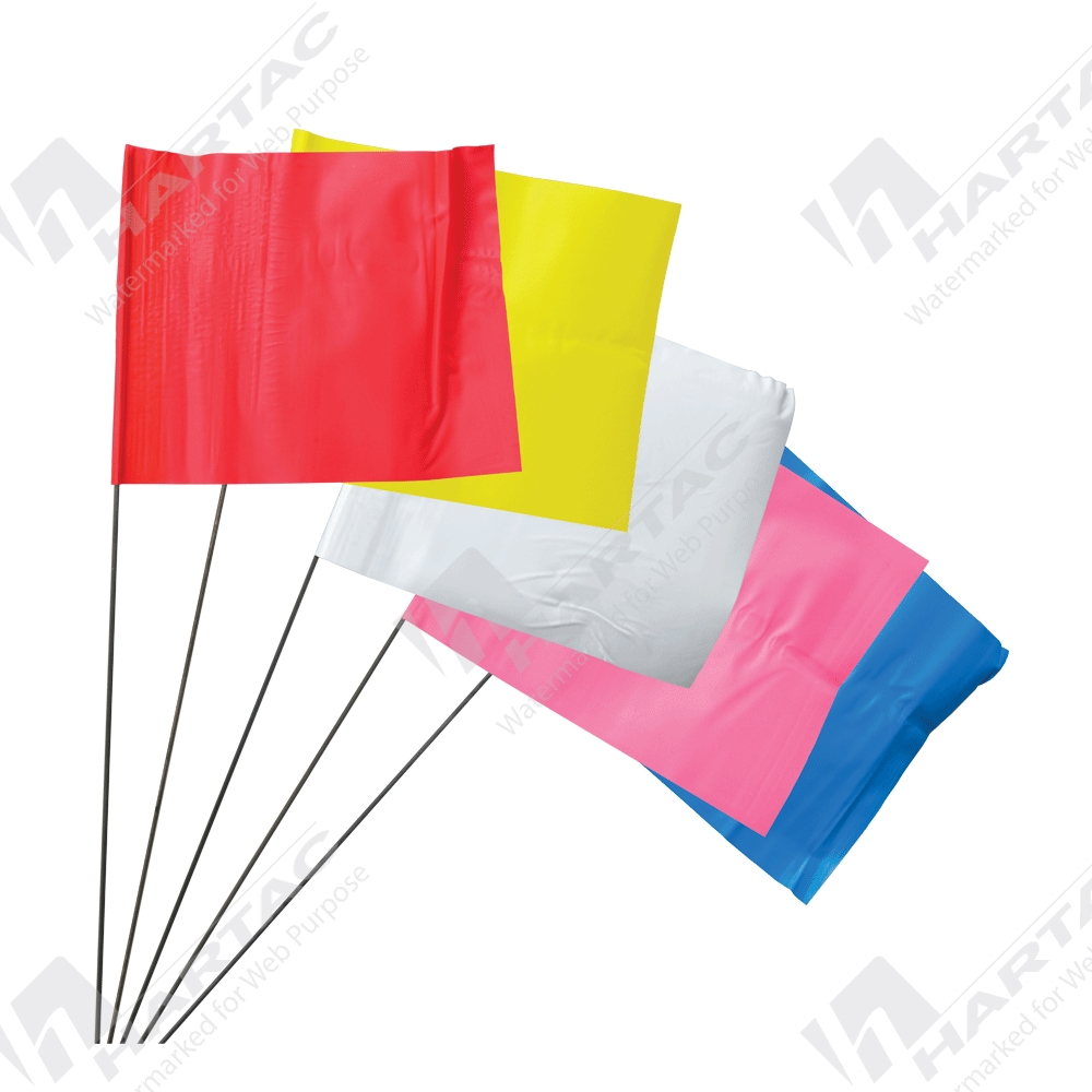 110010823 - Survey Flag - Red - Hartac Australia