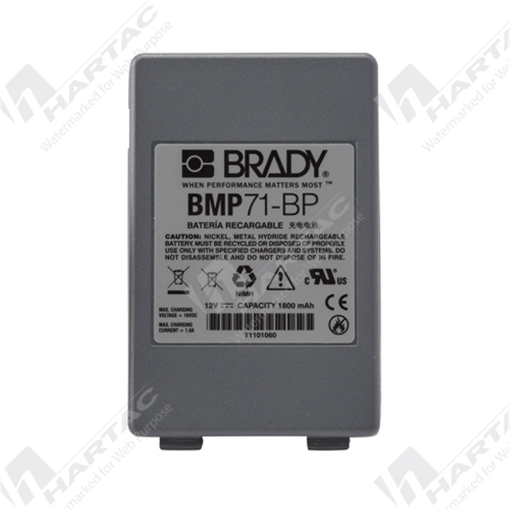 114885 - Brady Battery For BMP®71 Printer - Hartac Australia
