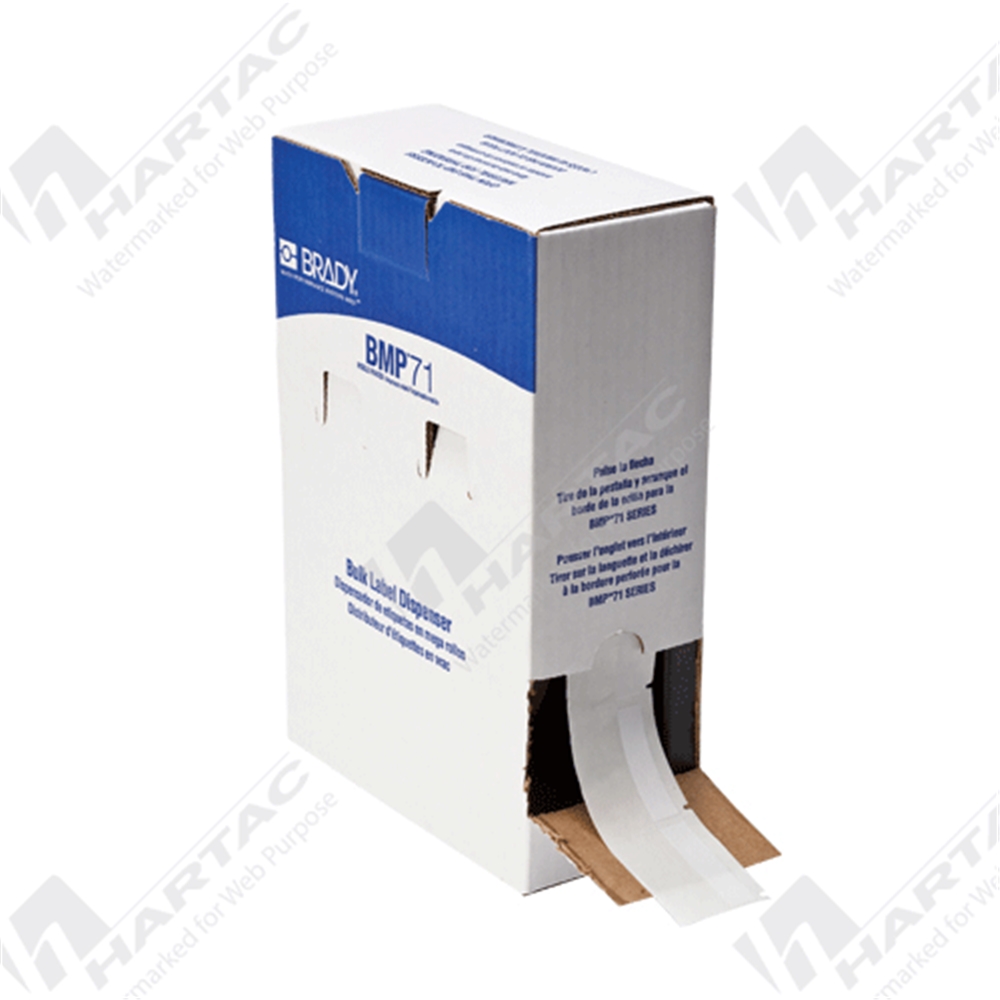 115029 - BMP71 Do It Yourself Labelling 50.8mm x 38.1mm x 12.7mm White ...