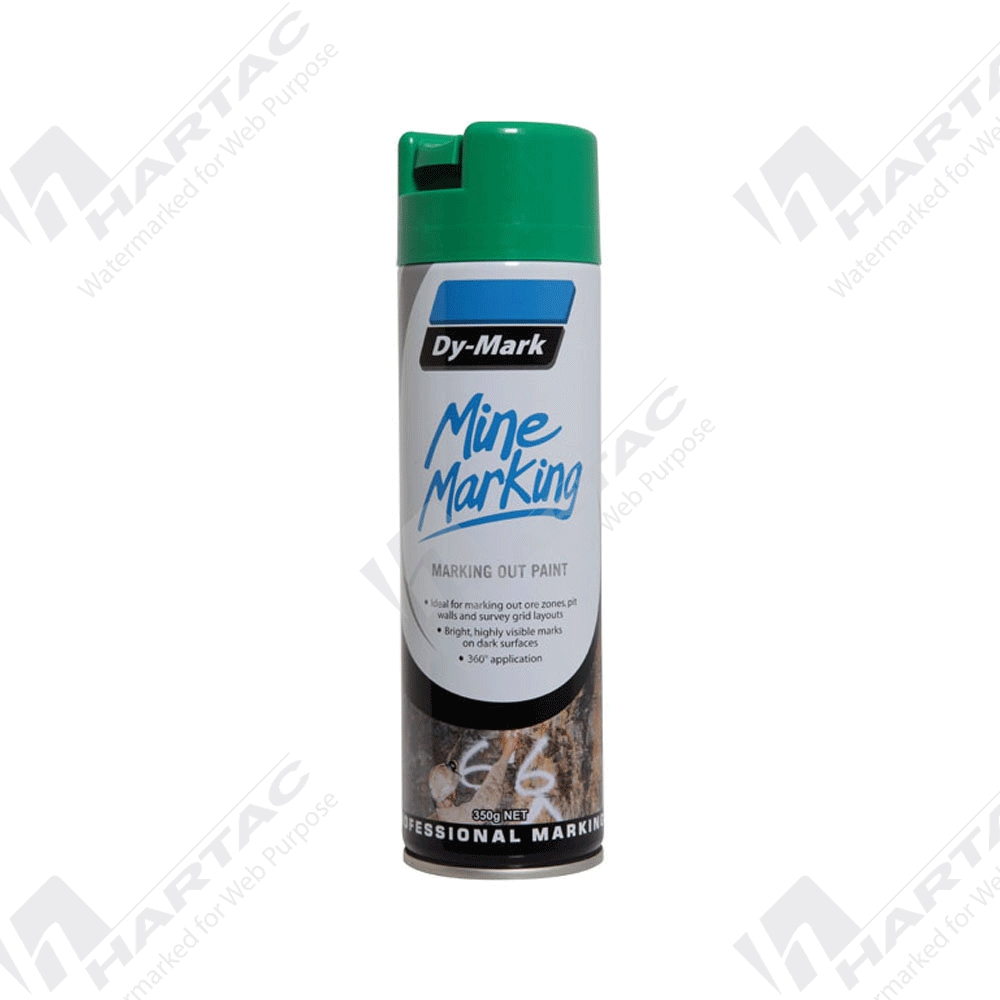 38033504 - Mine Marking Marking Out Paint Green Upright/Inverted Spray ...
