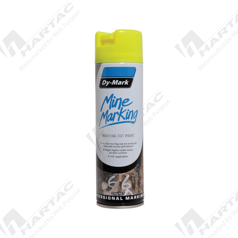 38033525 - Mine Marking Marking Out Paint Fluoro Yellow Upright ...