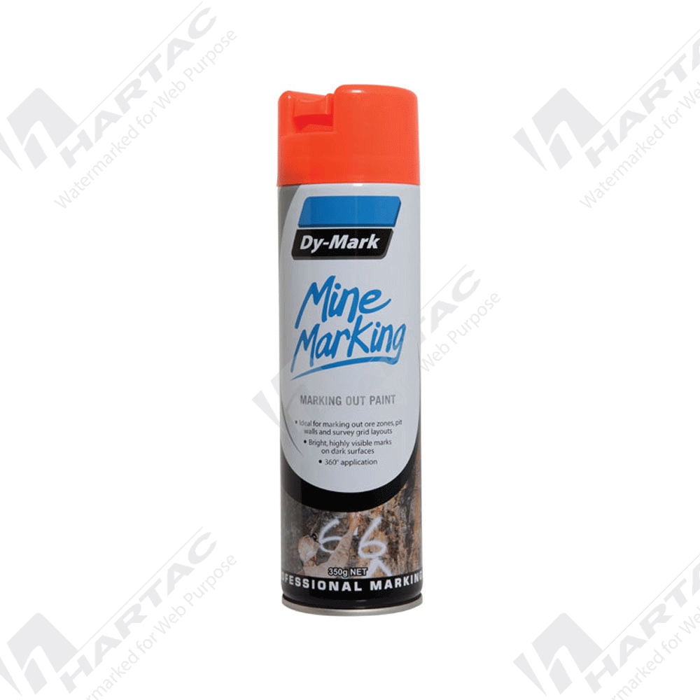 38033526 - Mine Marking Marking Out Paint Fluoro Orange Upright ...