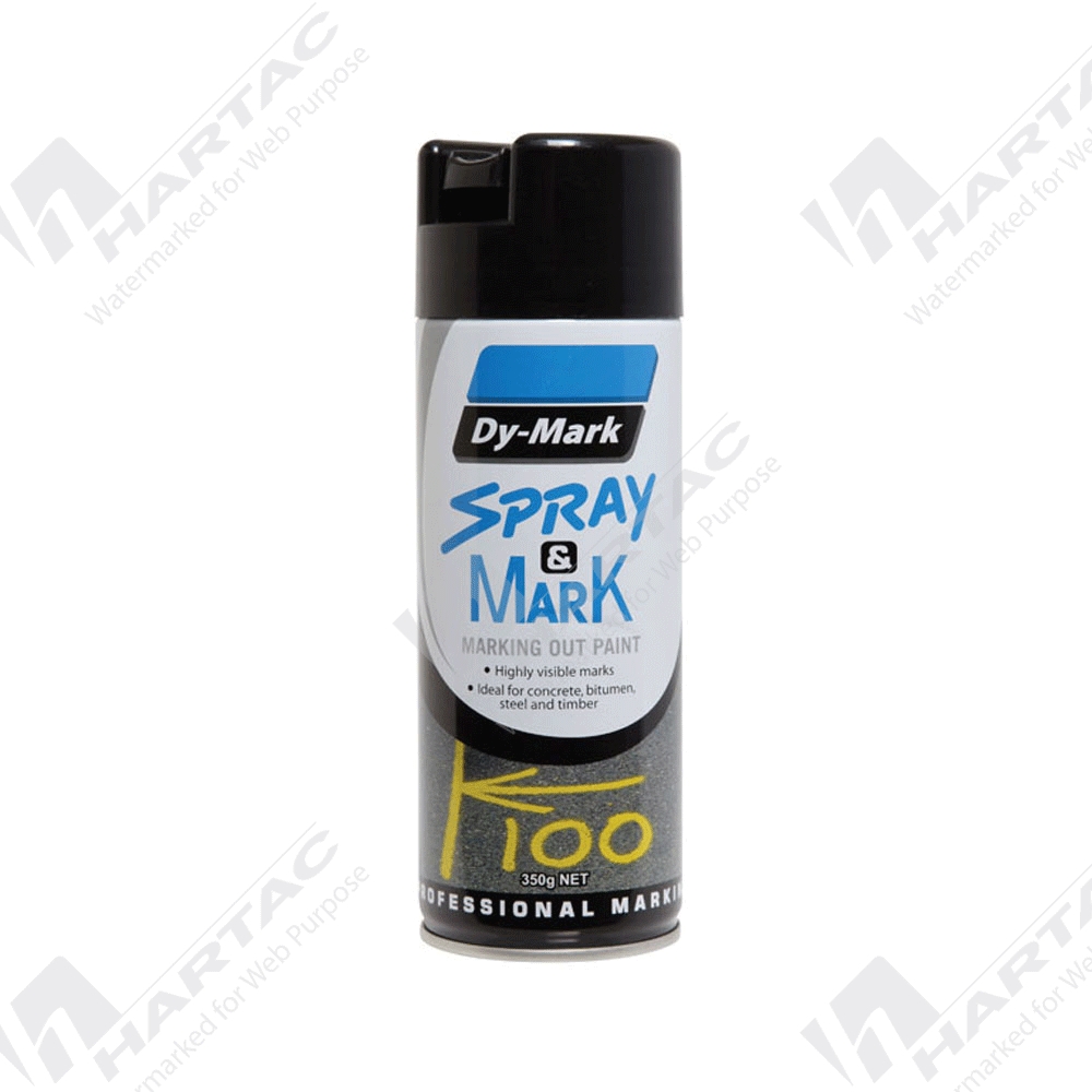 40013501 - Spray & Mark Marking Out Paint Black 350g Carton of 12 ...