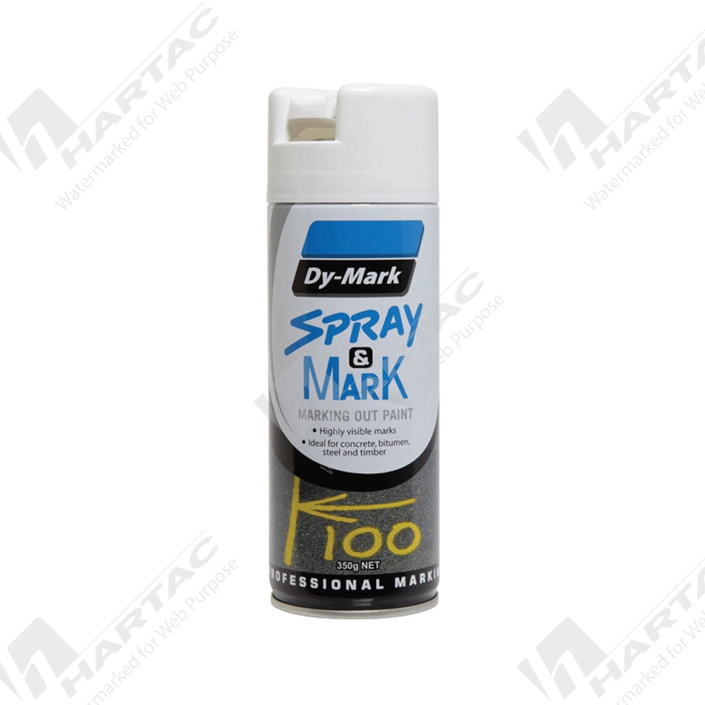 40013511 - Spray & Mark Marking Out Paint 350g (Inverted Spray) - White ...