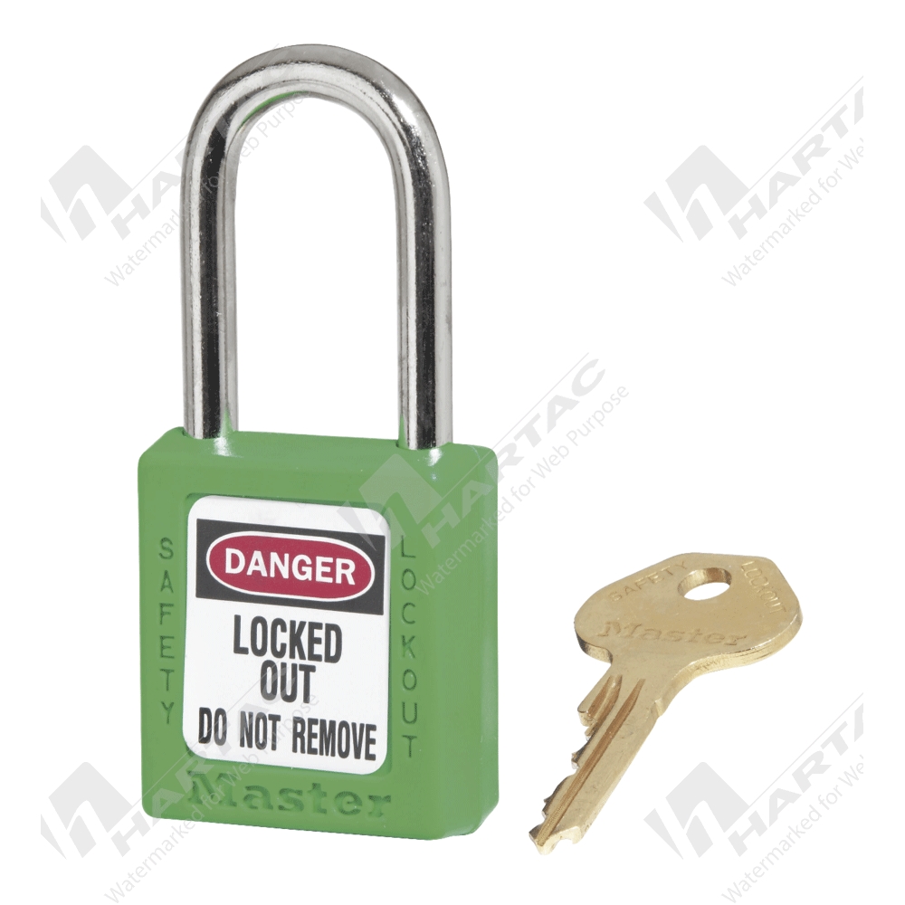 410GKA10 - Master Padlock 410 Green Keyed Alike Set of 10 - Hartac ...