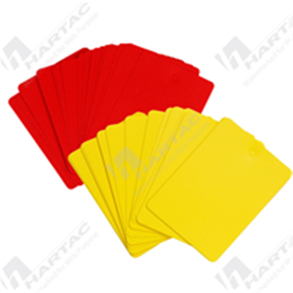 46978 - 65*90mm Blank Plastic Tags Rectangular with Grommets Yellow Pk ...