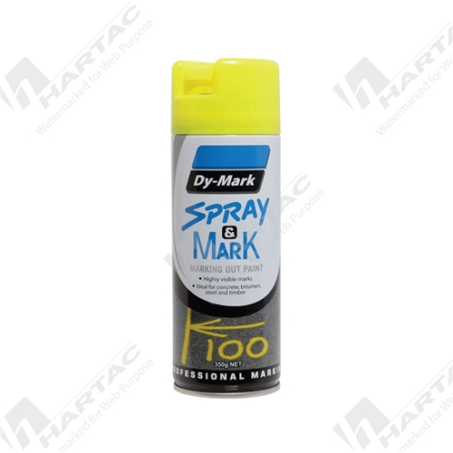 40013525 - Spray & Mark Marking Out Paint Fluoro Yellow 350g Carton of ...