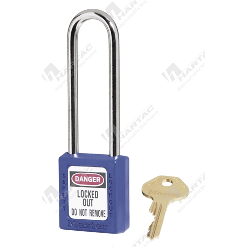 410LTBLUE - Master 410 Padlock Blue 75mm Shackle, Keyed Differently ...