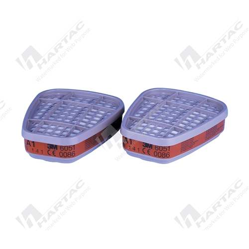 Respiratory Protection - 3M 6051 O/V Cartridge Filter A1 - Company Name ...