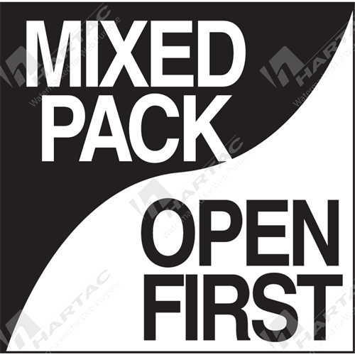 Shipping Labels - Mixed Pack Open First Shipping Labels - Company Name ...