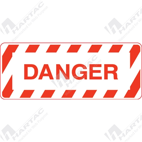 843006 - Safety Stair Markers 440 x 180mm - "Danger" - Hartac Australia
