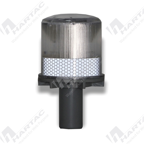 BEACON-SP-WWB - Solar Powered LED Warning Beacon White (Clear) - Hartac ...