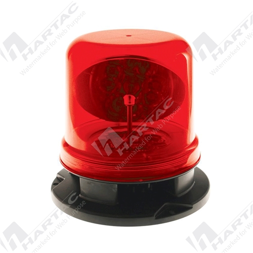 HS0655R - Hardwire LED Rotating Beacon - Red - Hartac Australia