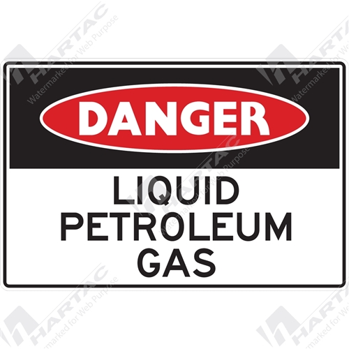 HS5331 - 450*300 Danger Metal Non-Ref Liquid Petroleum Gas Black & Red ...