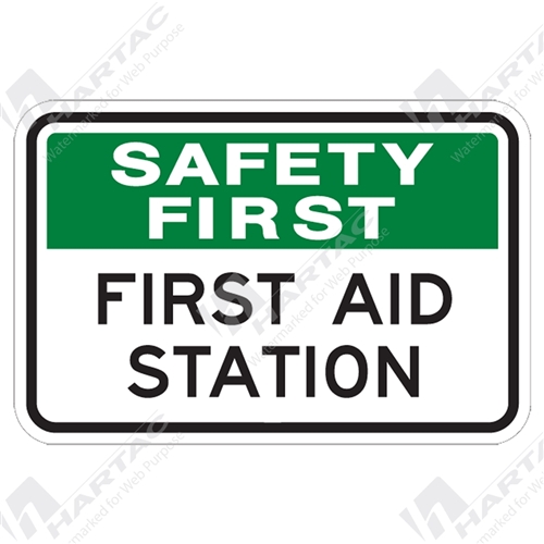 HS6633 - Emergency (Safety First) "First Aid Station" Polypropylene Non ...