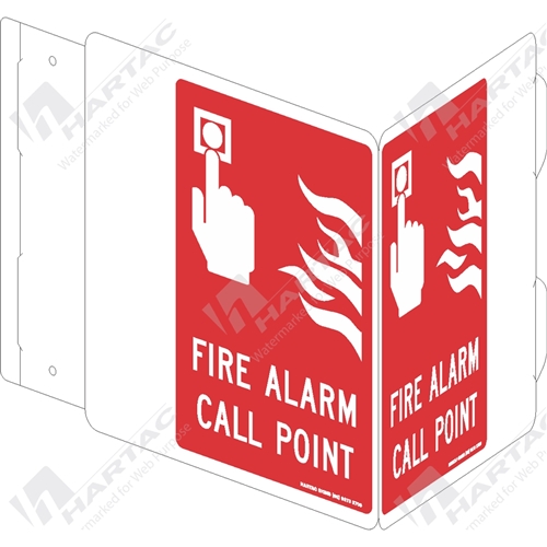 HS6760 - Fire & Safety "Fire Alarm Call Point Double Sided Fold and ...