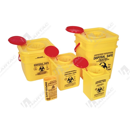HSFSC020 - Sharps Container - 2L Capacity - Hartac Australia