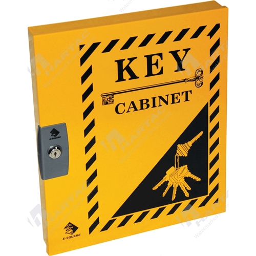 Key Cabinets/Key Safes - Yellow Key Cabinet for 60 Keys 393x463x50mm ...