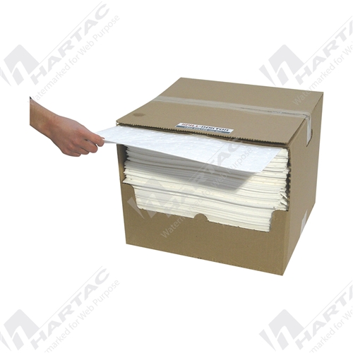 MBBP-50 - Oil & Fuel Mats/ Pads 450*450 Standard Duty Pk of 50 - Hartac ...