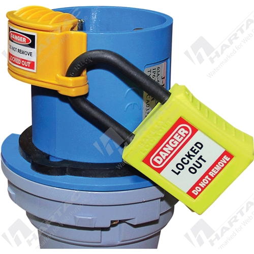 Electrical Lockouts - Universal Plug Lockout Yellow - Company Name ...