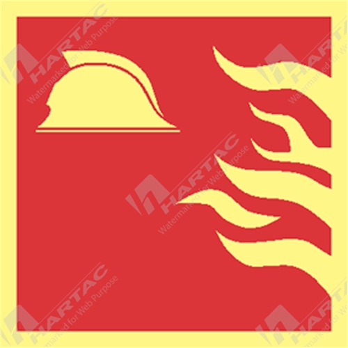 Fire Equipment Signs - Marine Sign Fire Equipment Fire Point Picto Only ...
