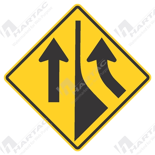 Merge Right Sign