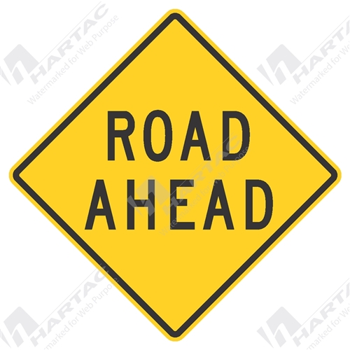 Warning Signs - Road Ahead Aluminium Reflective Class 1 - Company Name ...