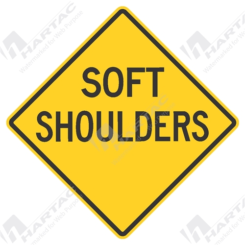 Warning Signs - Soft Shoulders Aluminium Reflective Class 1 - Company ...