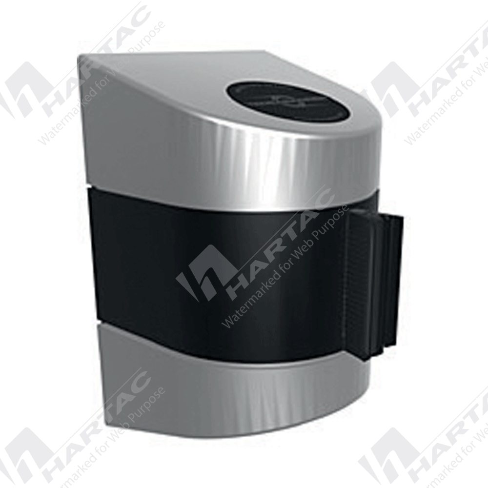 851993 - Tensabarrier Wall Mount Barrier Unit 4.6m Webbing- Black ...