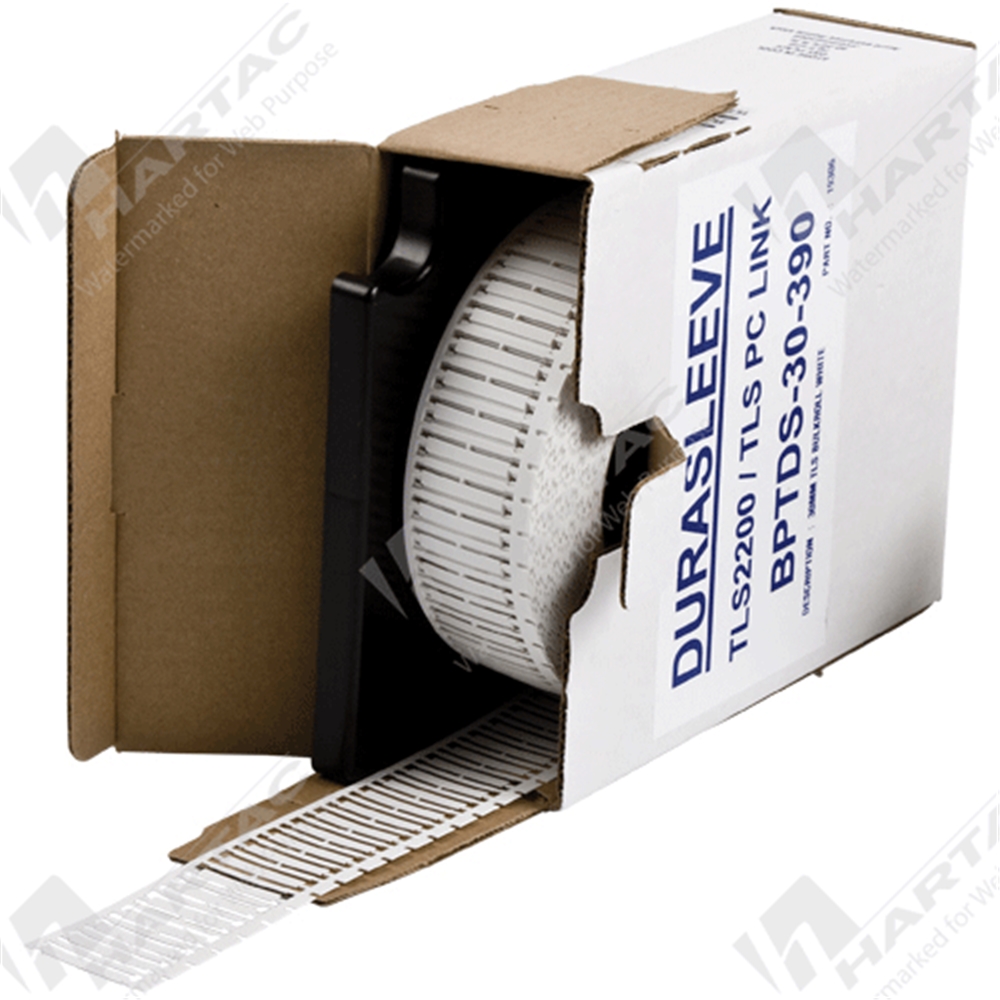 872149 - Durasleeve Wire Marking Insert White B-390 BM71DS-30-390 30*4 ...
