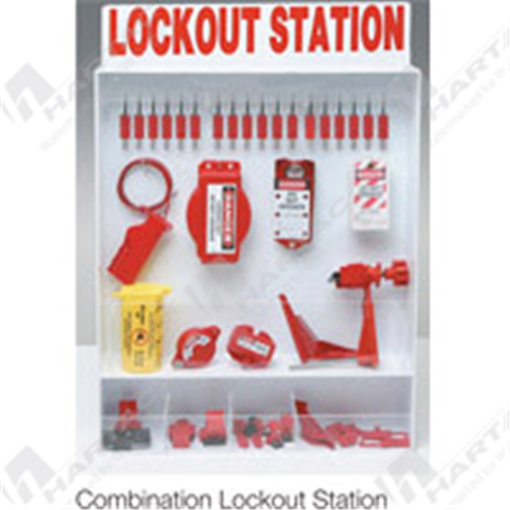 99692 - Combination Wall-Mount Lockout Station with Components - XL ...