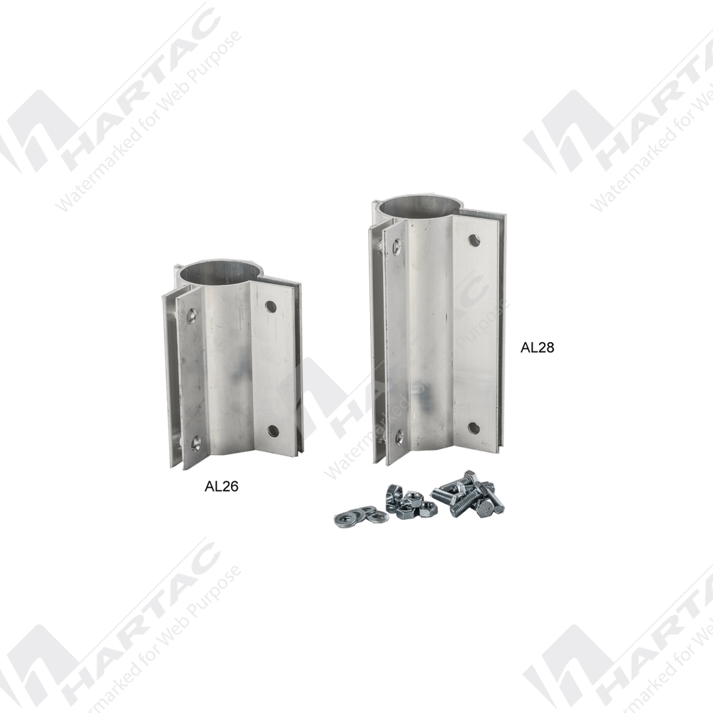 AL28 - Street Blade Bracket Two Way with fittings 200mm to Suit 60OD ...