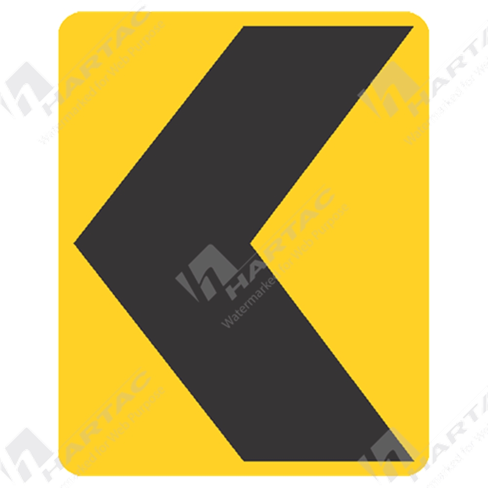 D4-6B - Chevron Alignment Marker Aluminium 750*900 - Hartac Australia