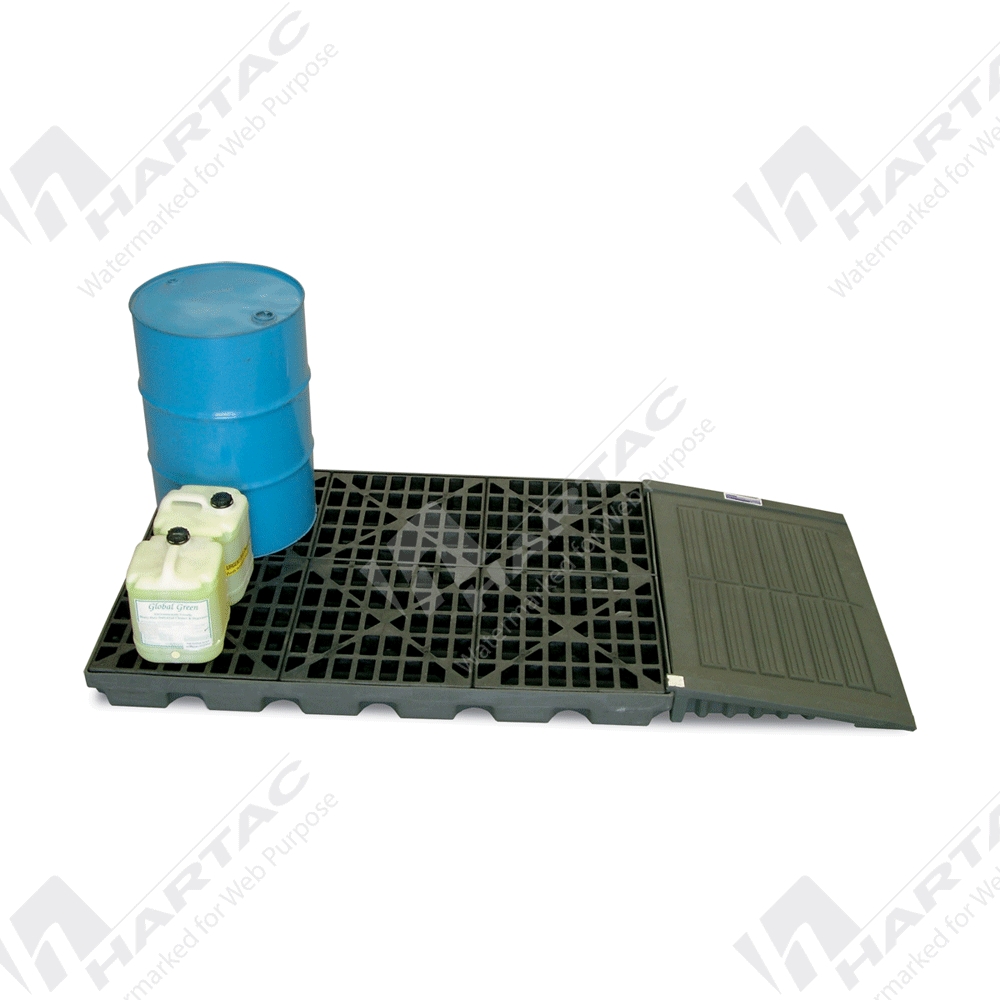 Bunded Pallets/Drum Bunds - Low Profile Drum Ramp 1220L*840W*160H ...