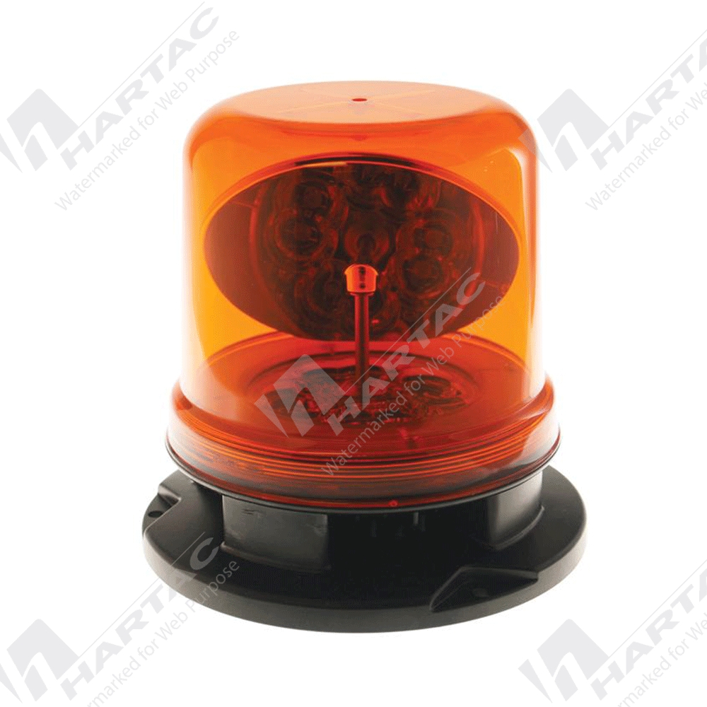 HS0655 - Hardwire LED Rotating Beacon - Amber - Hartac Australia