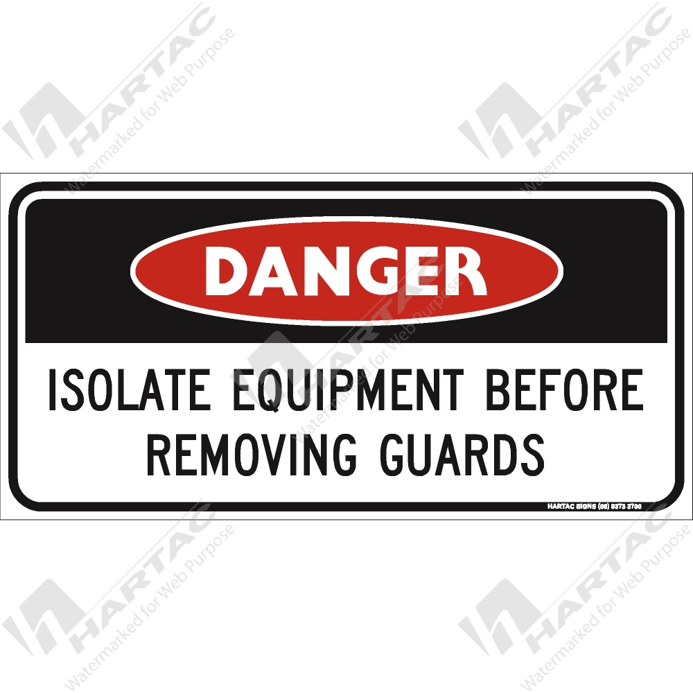 HS3567-2 - 200*100 Danger Metal Non-Ref Isolate Equipment Before ...