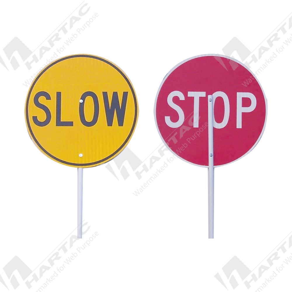 HS4900-1 - Stop / Slow Bats 600mm with Alum Handle - Hartac Australia
