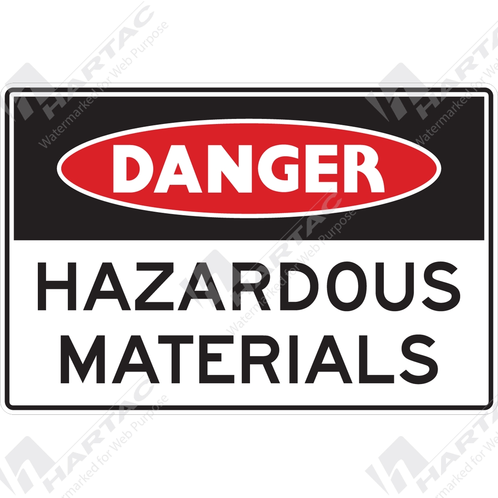 HS5311 - Danger (Hazardous Substance) "Hazardous Materials" Metal Non ...