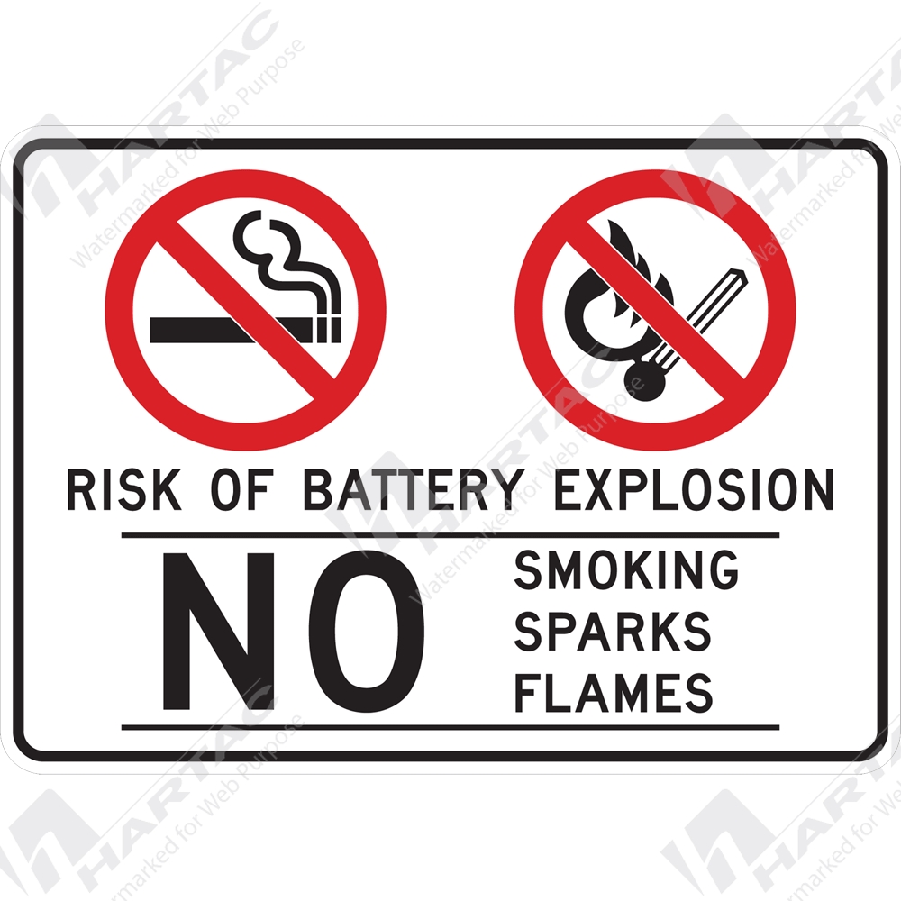 HS6044 - 600*450 Prohib Metal Non-Ref Risk Of Battery Explosion No ...