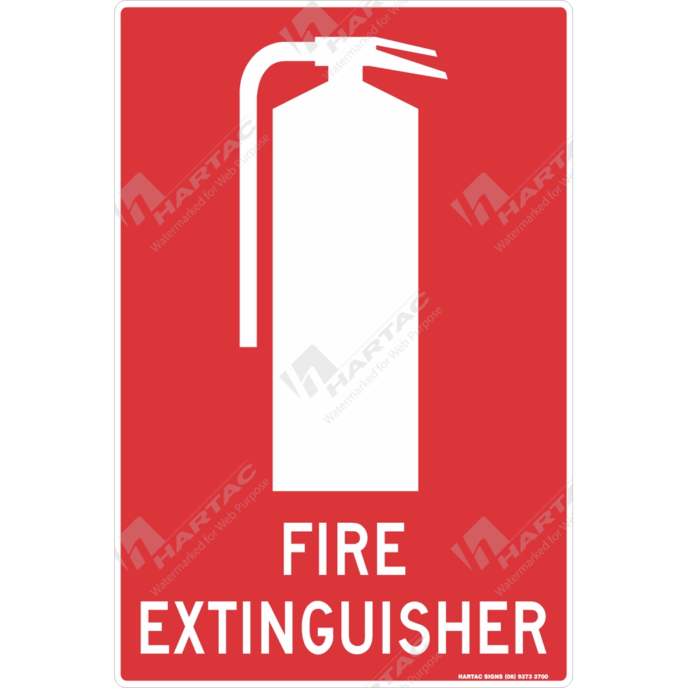 HS6706 - 450*600 Fire Poly Non-Ref Fire Extinguisher With Picto White ...
