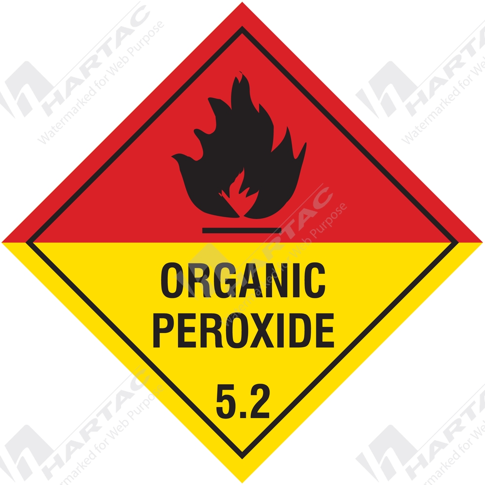 HS6978 - 300*300 Haz Metal Non-Ref Organic Peroxide 5.2 With Picto ...